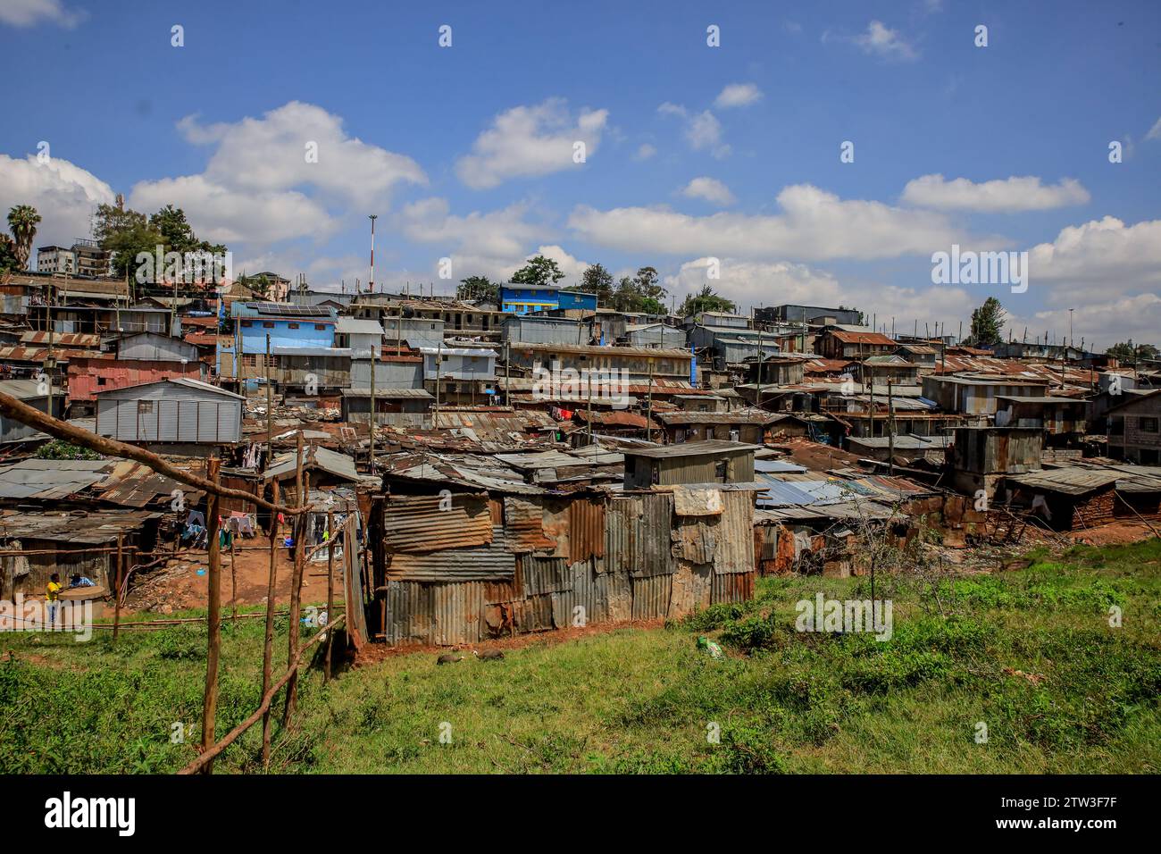 Nairobi, Kenya. 17th Dec, 2023. A view of residential structures in ...
