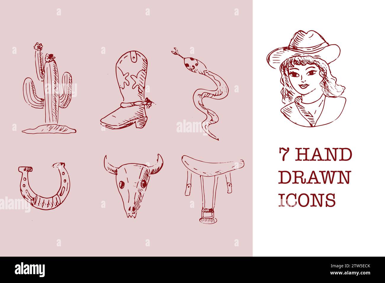 Horseshoe snake and white background Stock Vector Images - Alamy