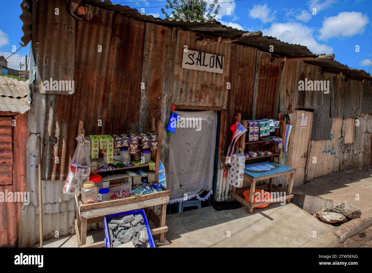 Nairobi slum shop hi-res stock photography and images - Alamy