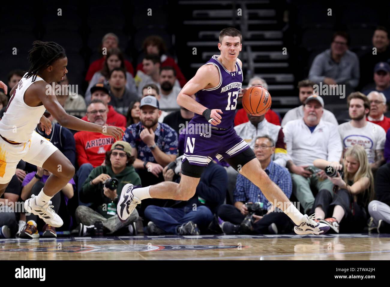PHOENIX, AZ - DECEMBER 20: Northwestern Wildcats guard Brooks Barnhizer ...