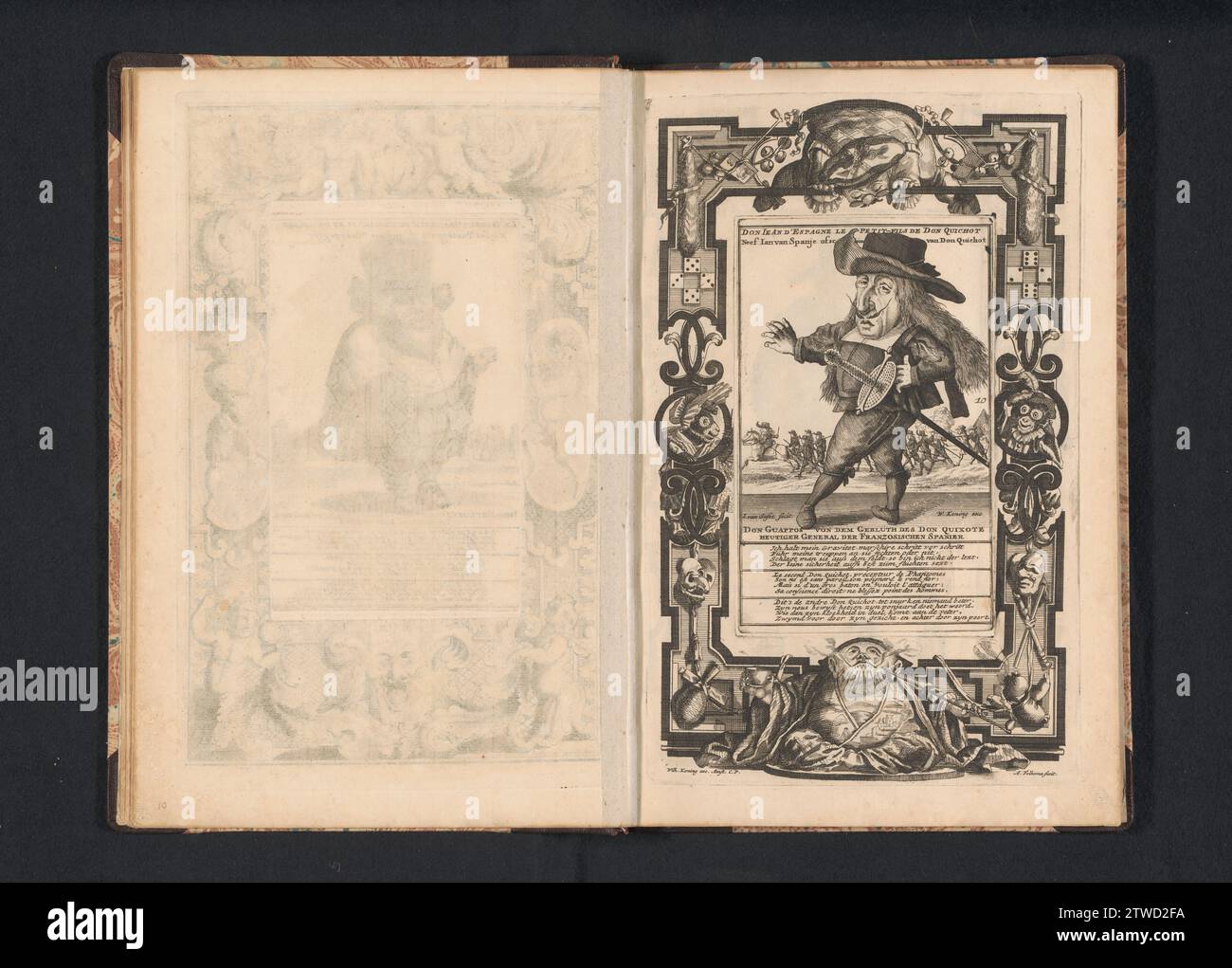 De Kleine Mens Neef Jan van Spain, 1716, 1716 The little man cousin Jan ...