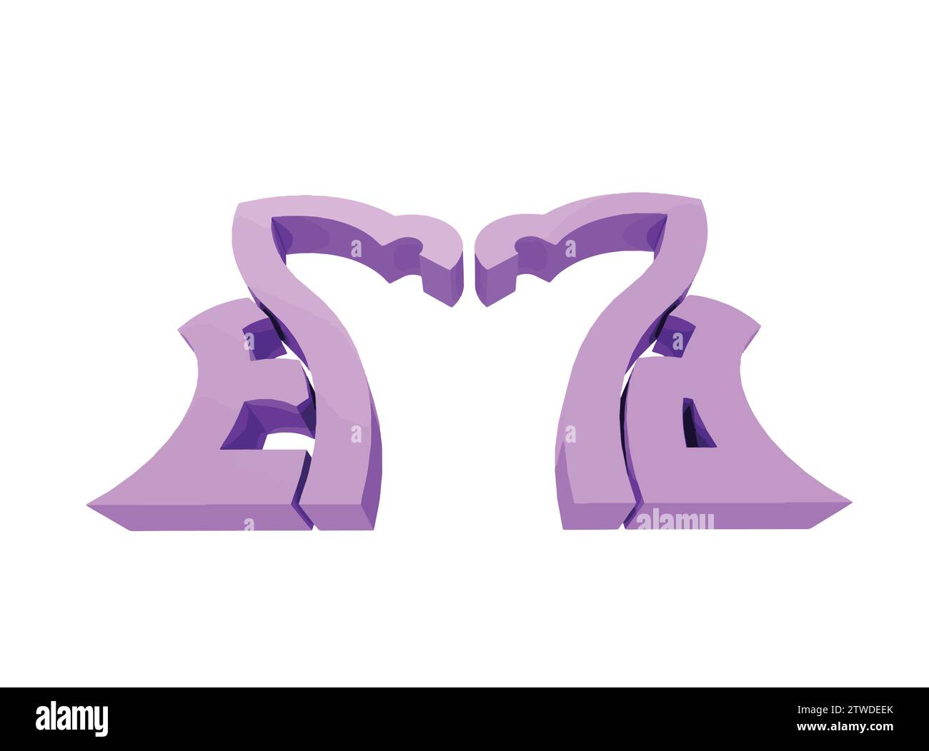3D Rendering Typography Graffiti Logo Symbol Word Emma suitable for use ...