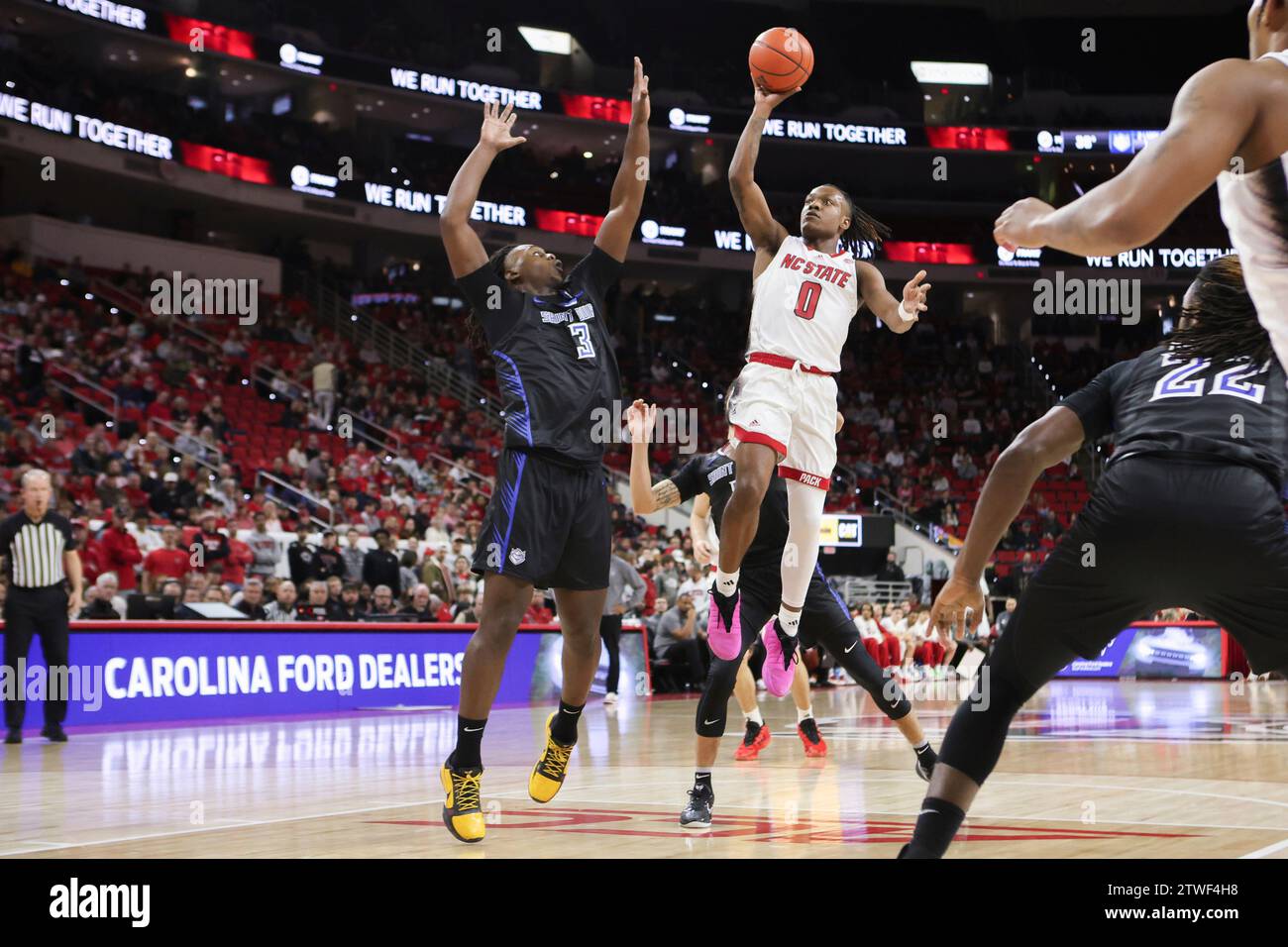 RALEIGH, NC - DECEMBER 20: North Carolina State Wolfpack guard DJ Horne ...