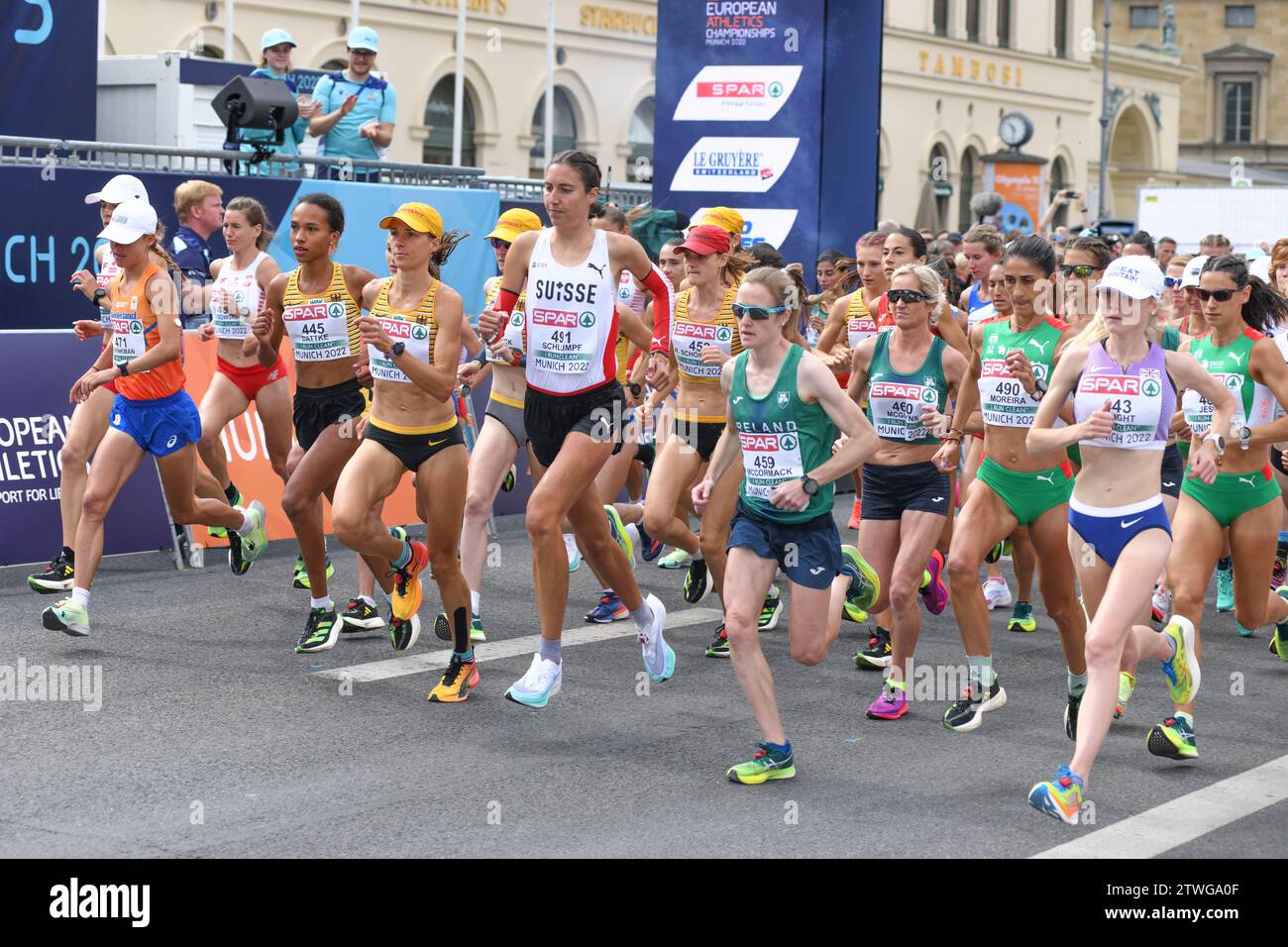 Women's Marathon. European Championships Munich 2022 Stock Photo - Alamy