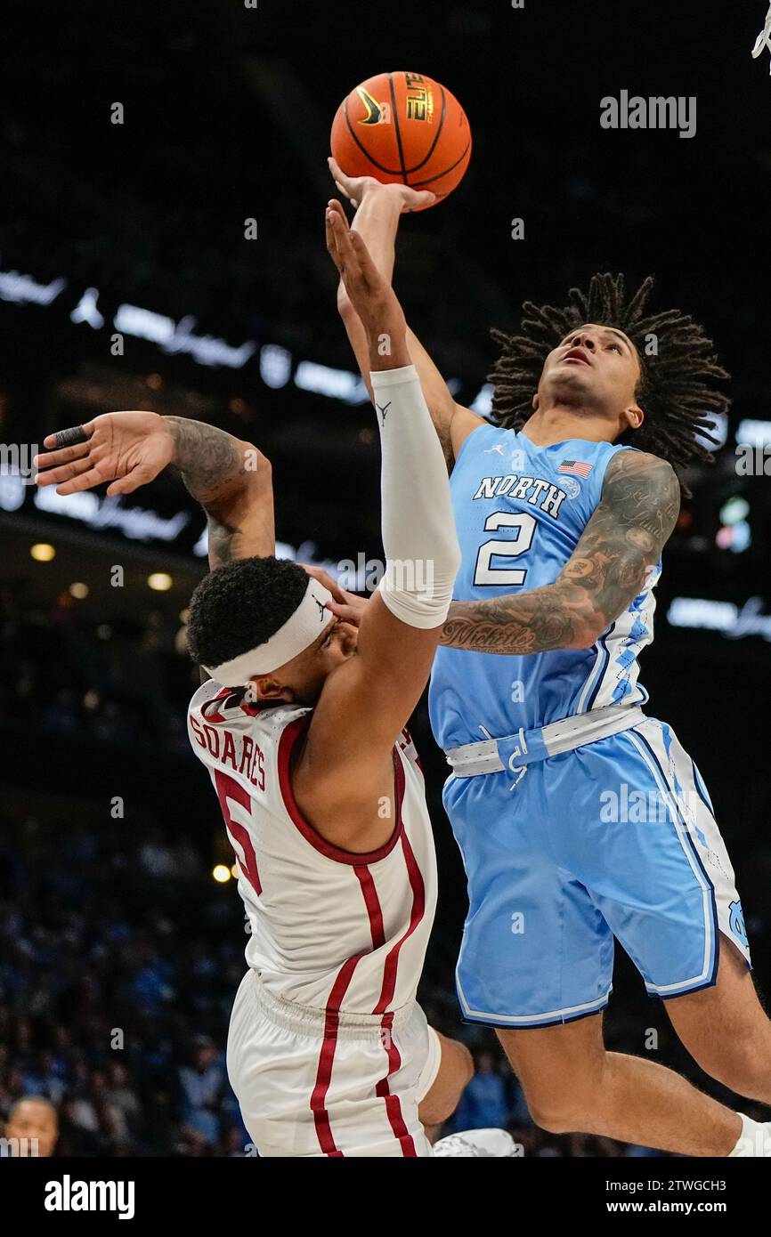 North Carolina guard Elliot Cadeau shoots over Oklahoma guard Rivaldo ...