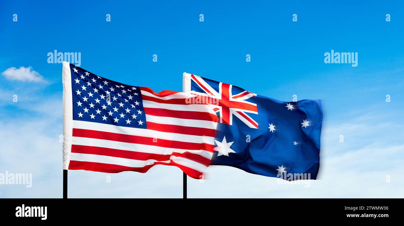 Australian states flags hi-res stock photography and images - Alamy