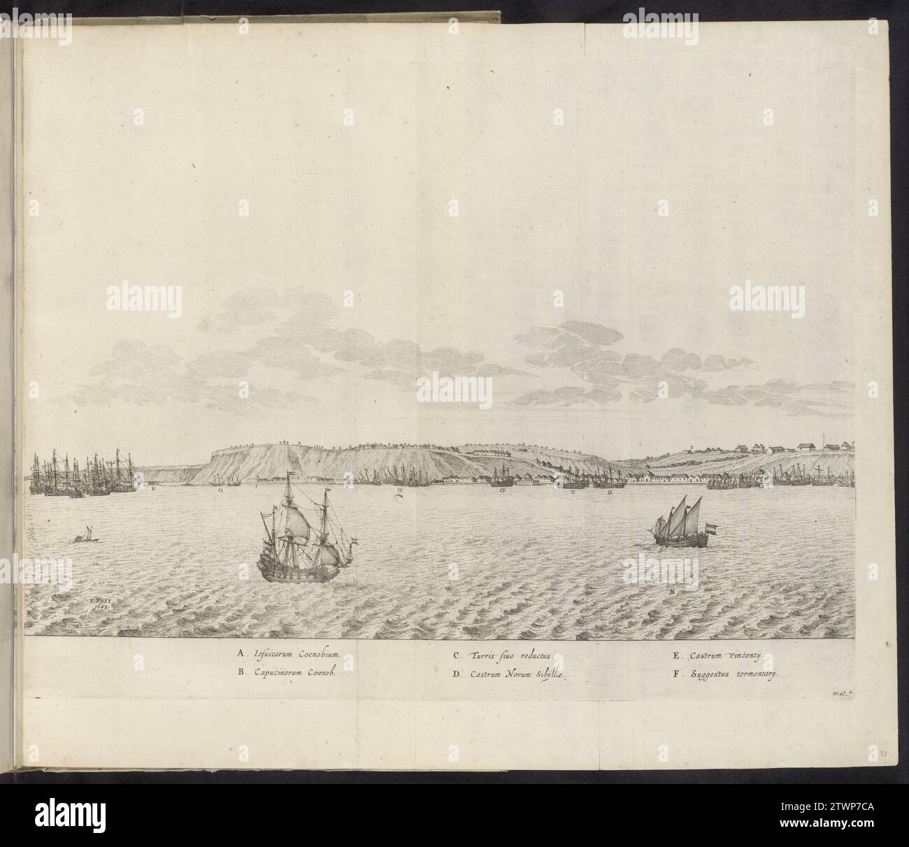 View of Luanda (left half), ca. 1641, 1645 - 1647 View of Luanda (São ...