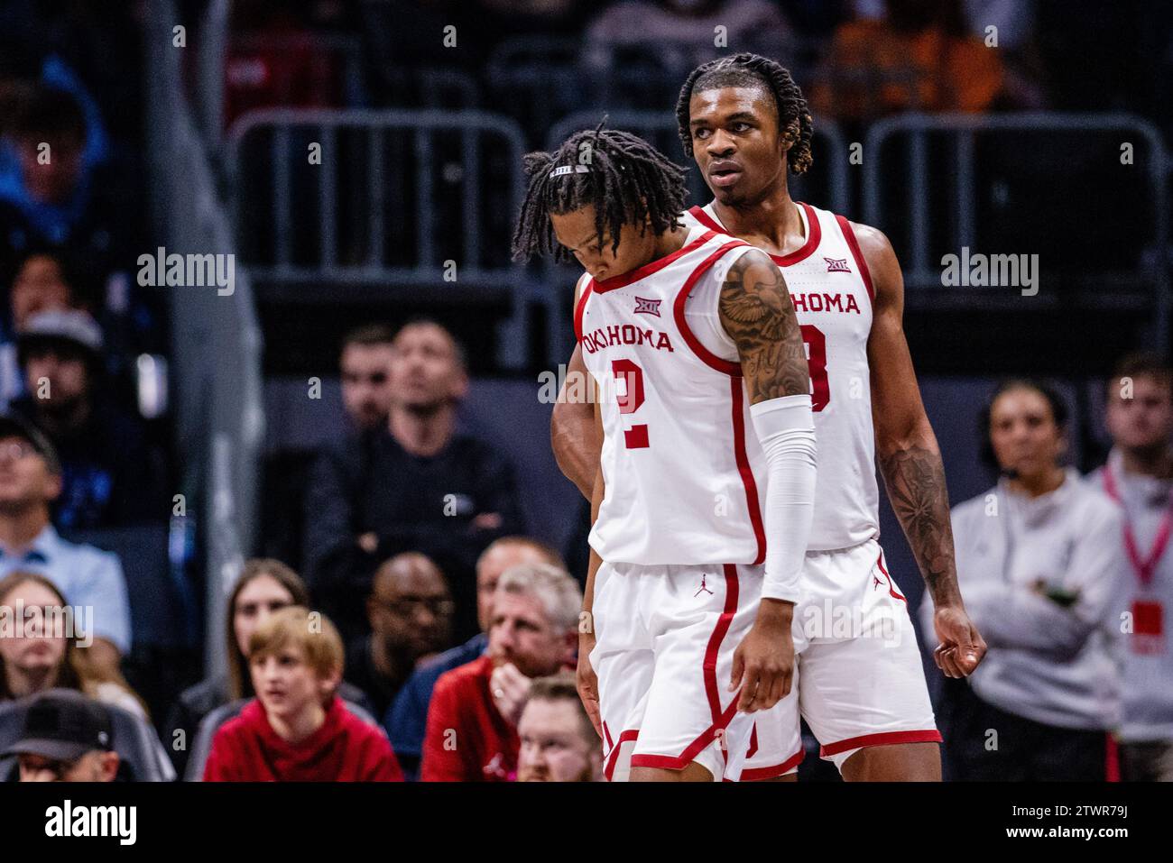 Charlotte, NC, USA. 20th Dec, 2023. Oklahoma Sooners guard Javian ...