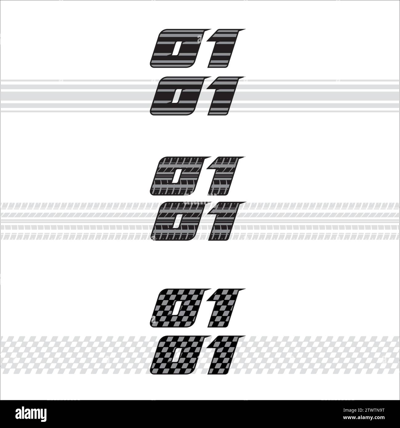 Sport number 1 with pattern lines Stock Vector Image & Art - Alamy