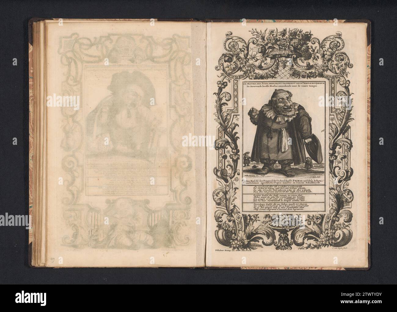 The little man roaming Jewish master, 1716, 1716 The little man roaming ...