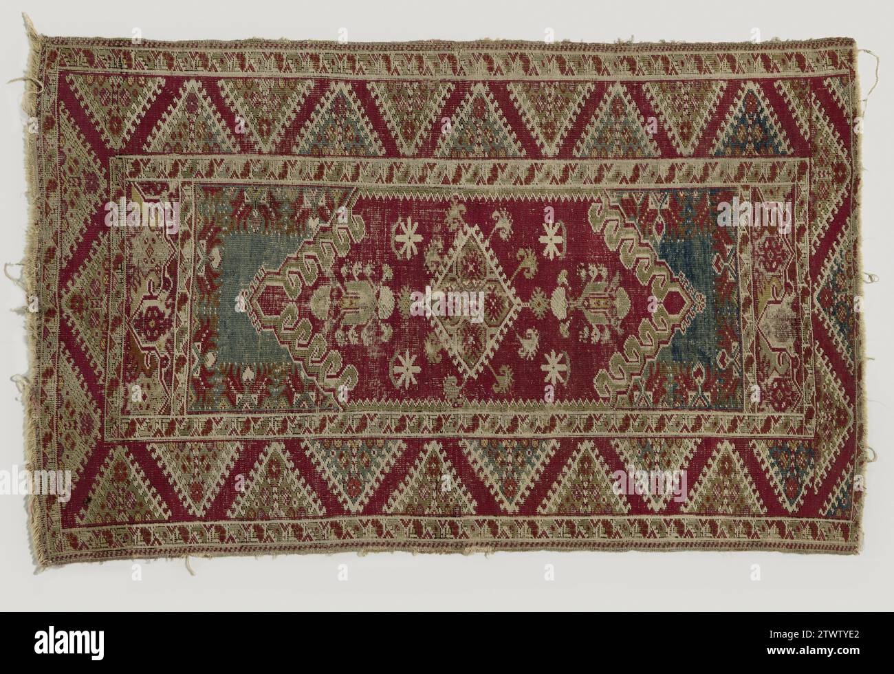 Wool carpet decorated with stylized branches and flowers, 1599 - c ...