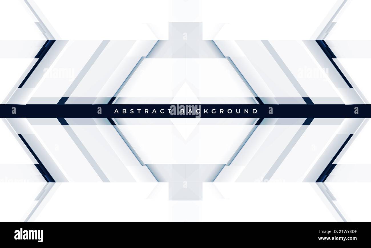 White and dark blue 3D abstract background with technology geometric ...