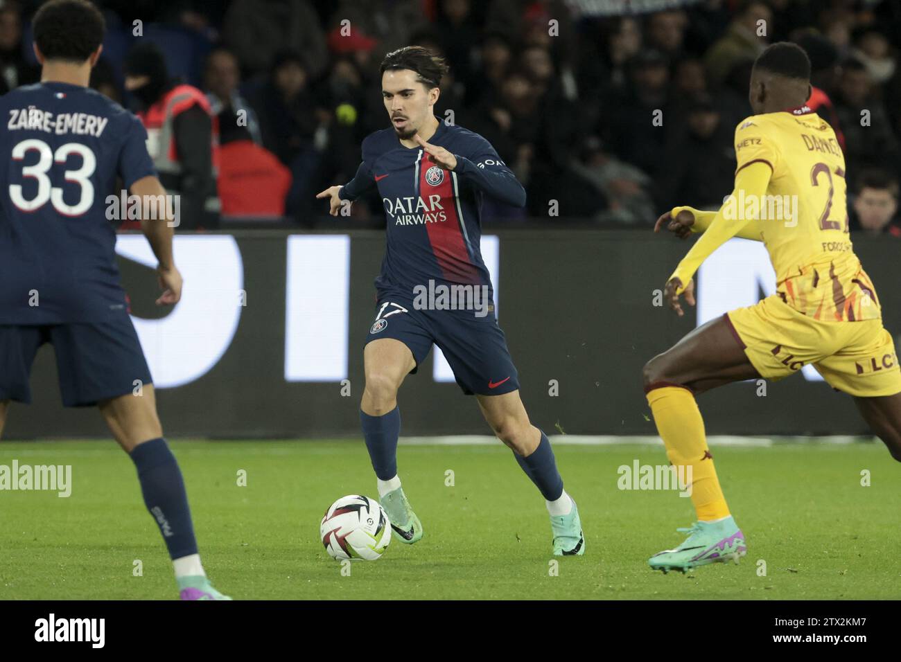 Vitinha of PSG during the French championship Ligue 1 football match ...