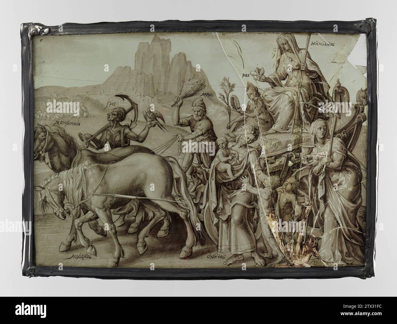 Ruit met of triomf van de Nederigheid (humility), anonymous c. 1575 - c ...