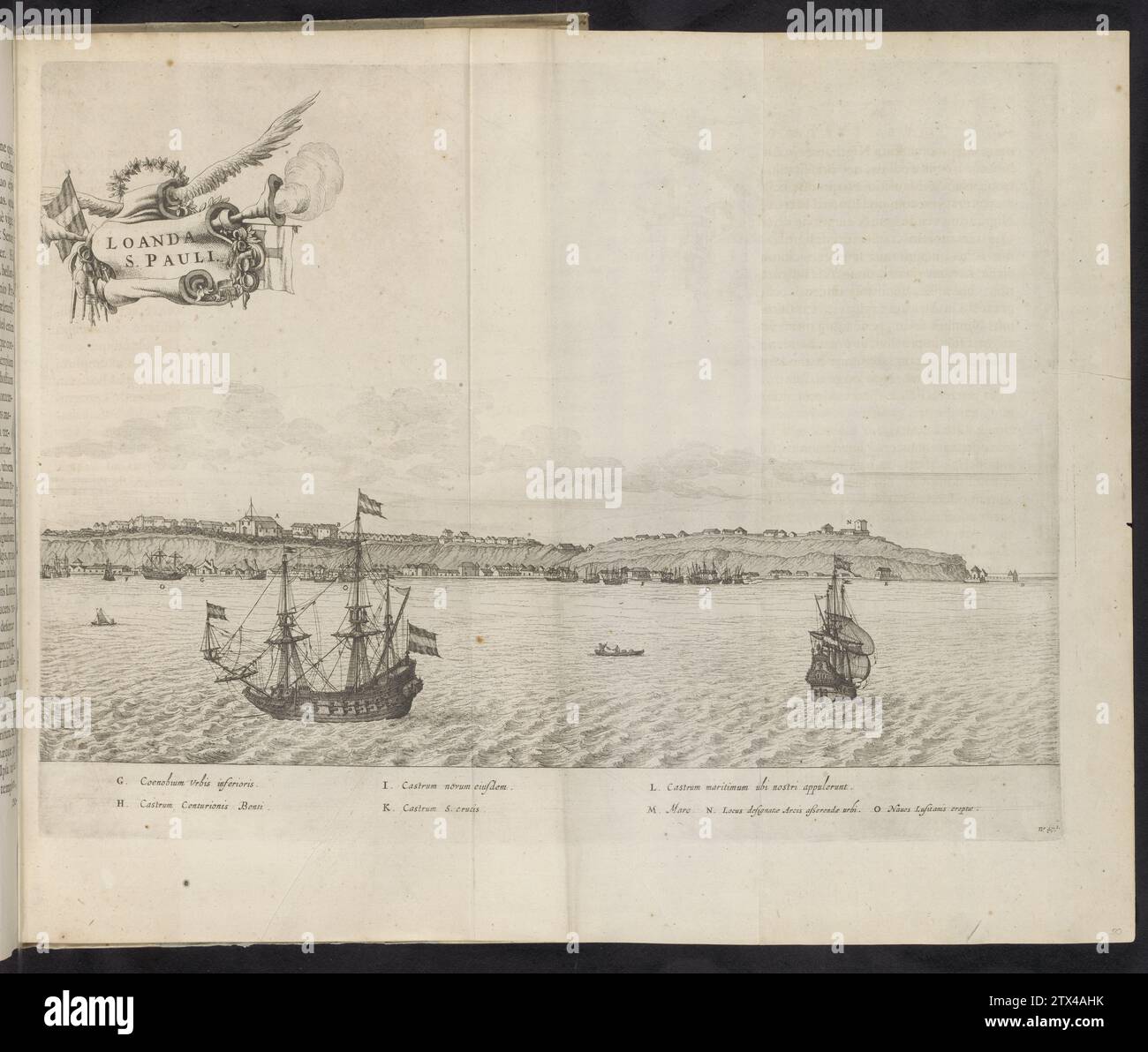 View of Luanda (right half), ca. 1641, 1645 - 1647 View of Luanda (São ...