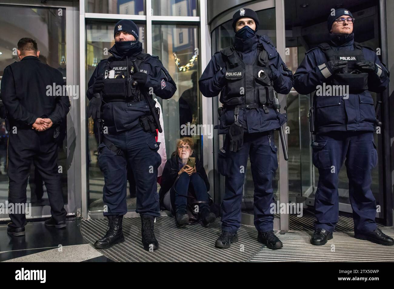 Police control tv hi-res stock photography and images - Alamy