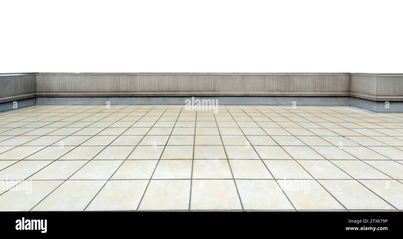 Empty platform against white background Stock Photo - Alamy
