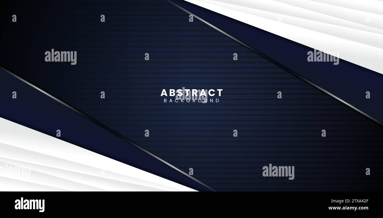 Modern Dark Blue and White background vector Stock Vector Image & Art ...