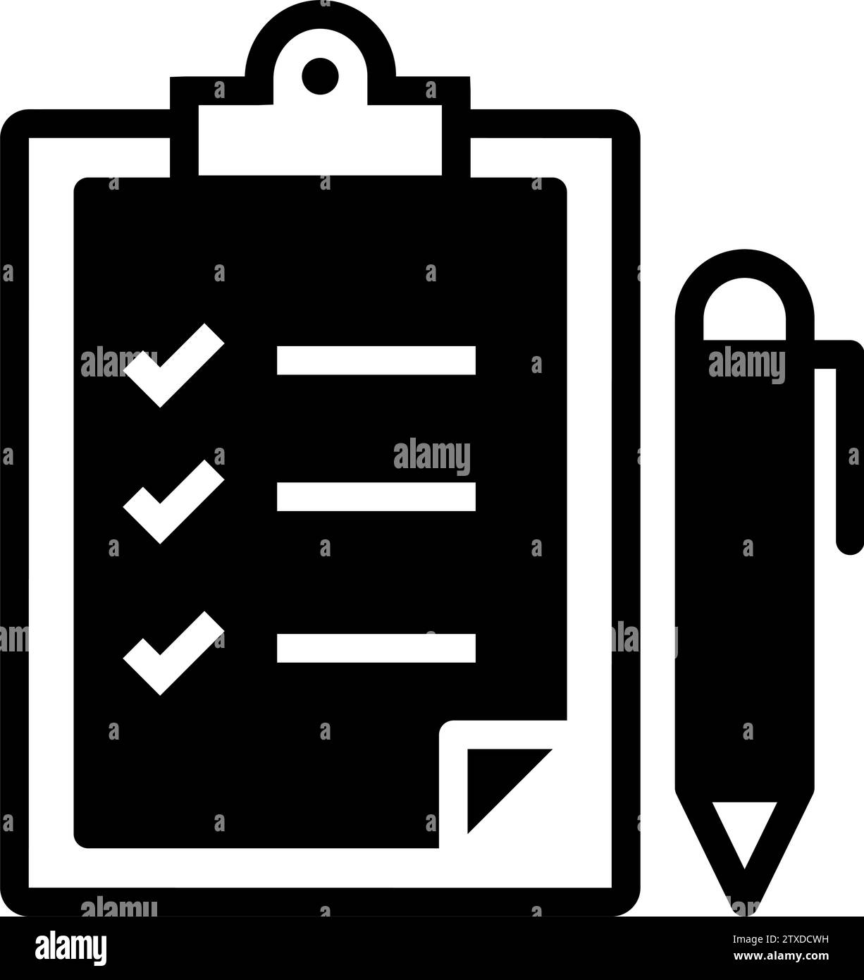 Planning check list Black and White Stock Photos & Images - Alamy