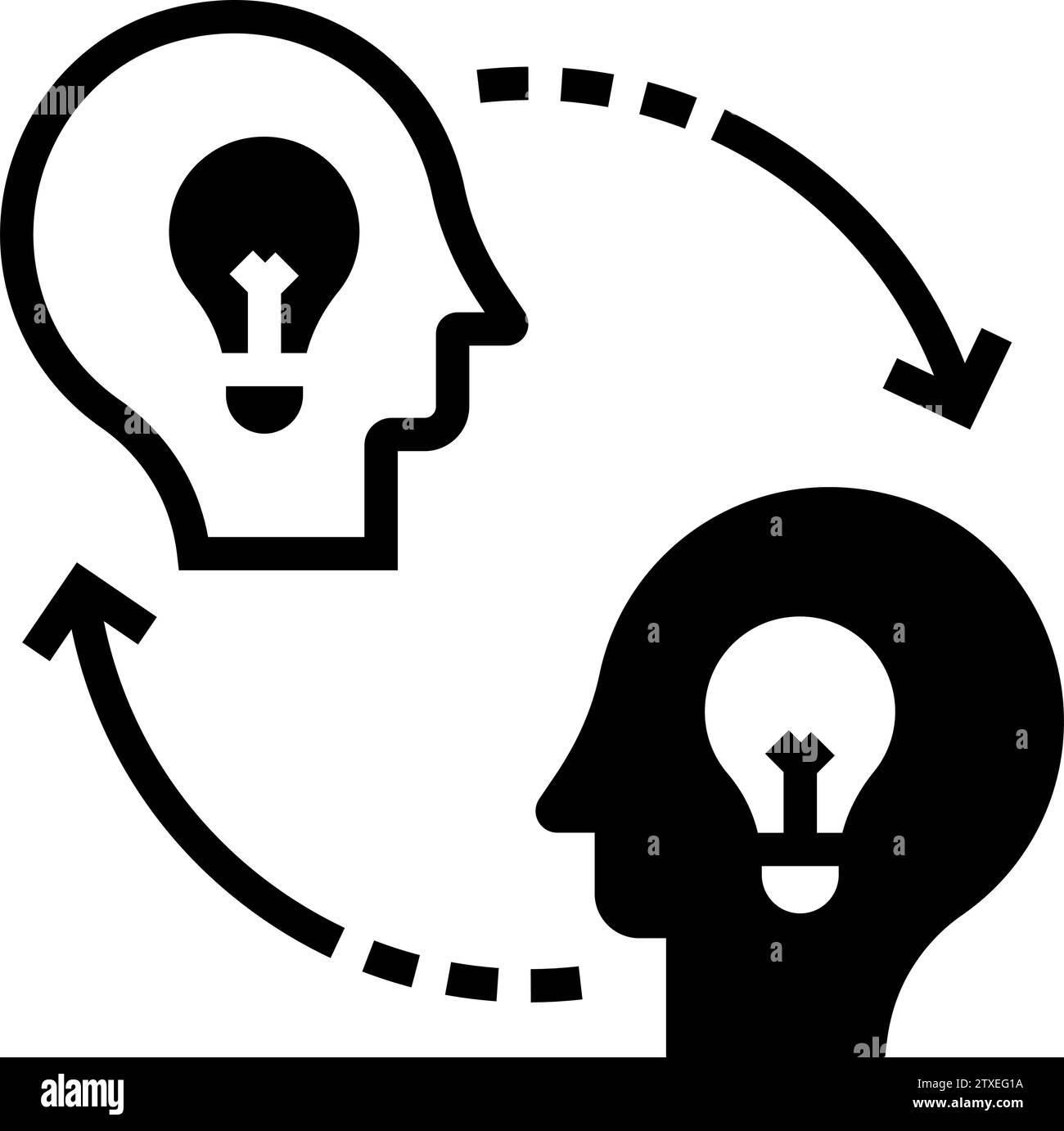 Career planning icon Stock Vector Images - Alamy