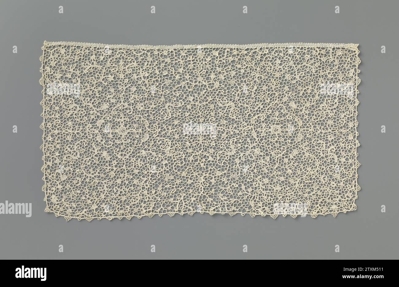 Dassle slip of needle side with diamond -shaped tifles, anonymous, c ...