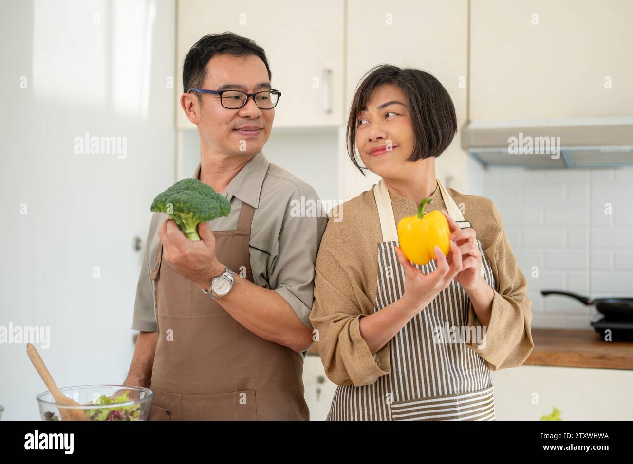 Asian wife posing hi-res stock photography and images - Alamy