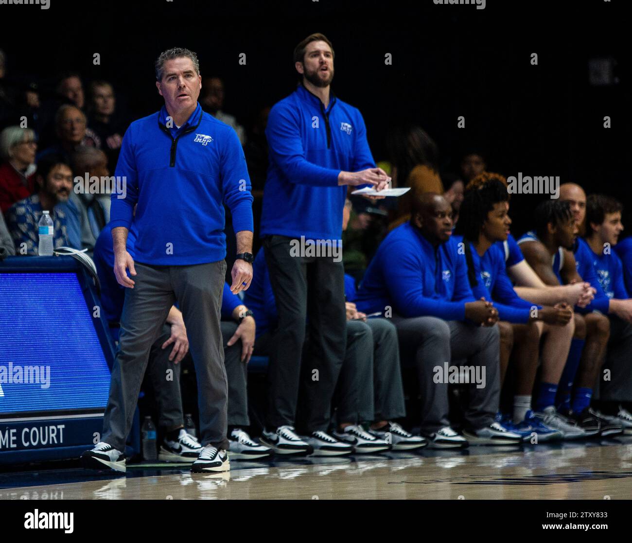 December 19 2023 Moraga, CA U.S.A. Middle Tennessee head coach Nick Mc ...