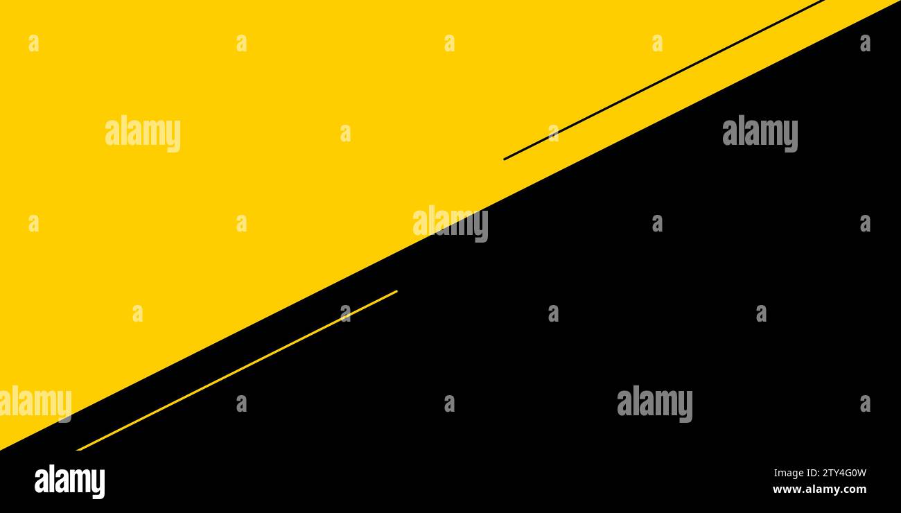 simple black yellow background vector illustration Stock Vector Image ...
