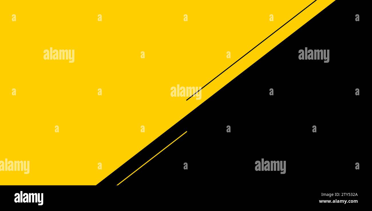 simple black yellow background vector illustration Stock Vector Image ...
