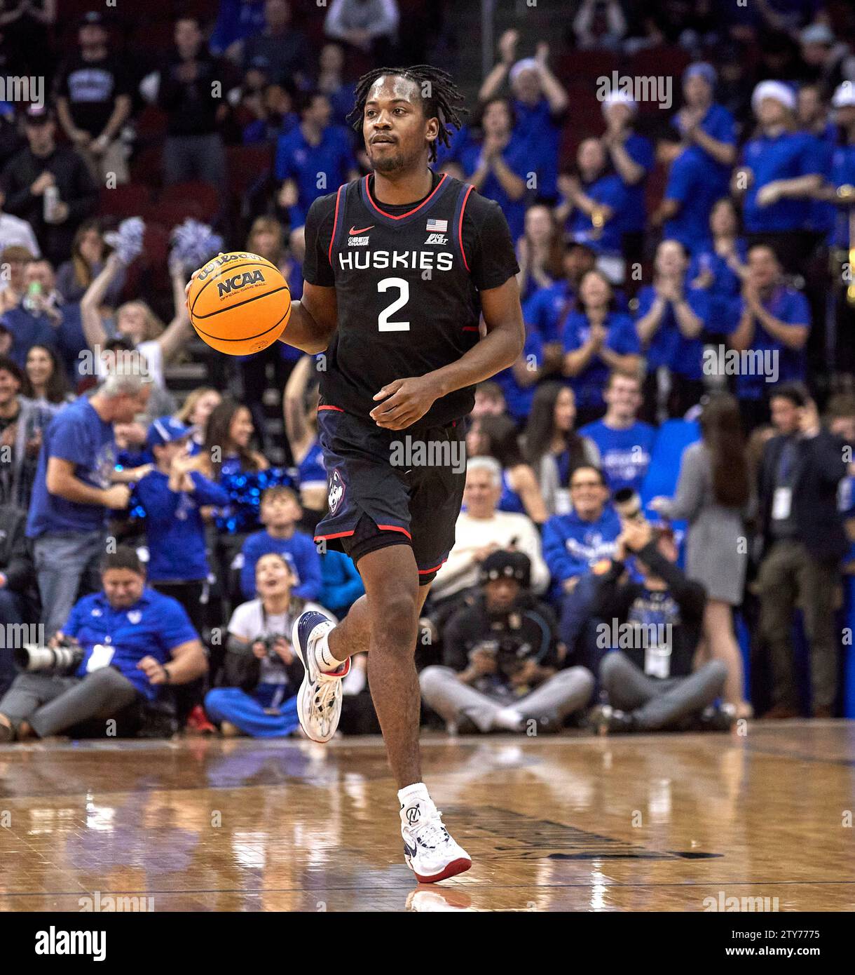 Newark, New Jersey on Wednesday, December 20, 2023. Connecticut Huskies ...