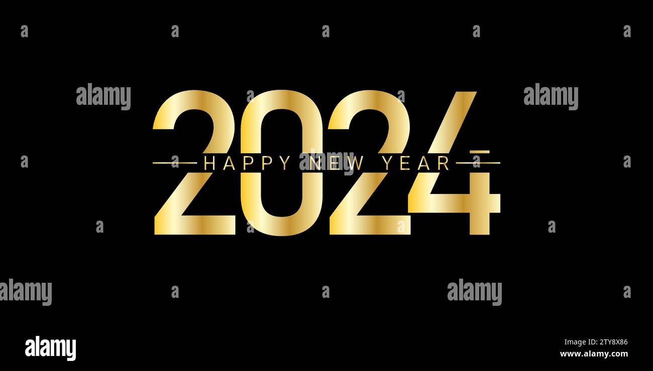 2024 Happy New Years Background Stock Vector Image And Art Alamy
