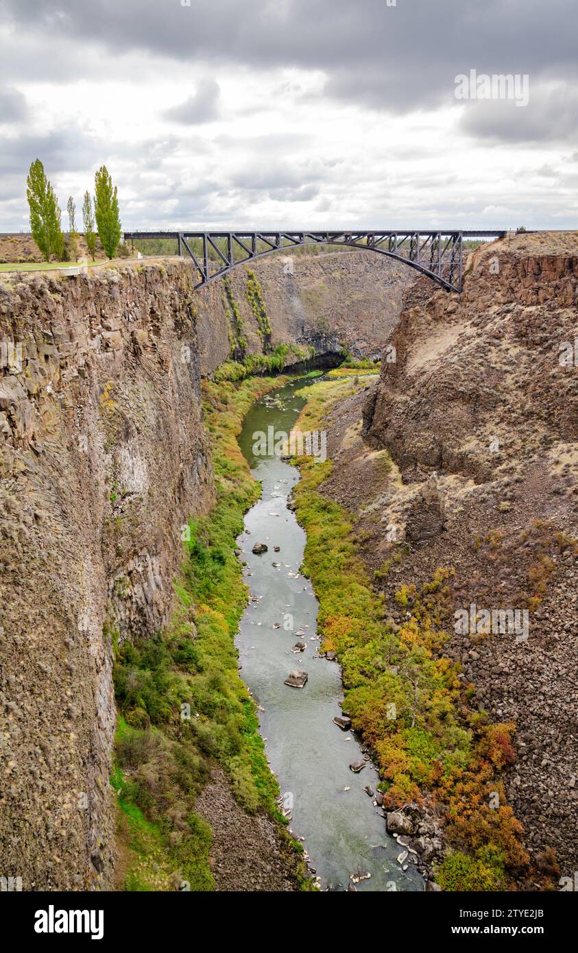The Bridge at Peter Skene Ogden State Scenic Viewpoint, Oregon Stock ...