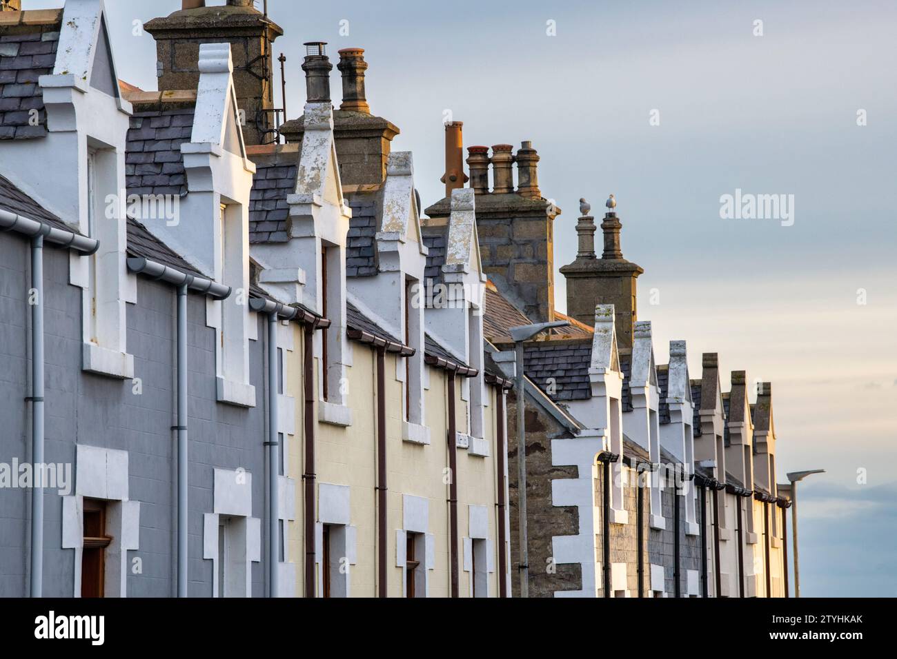Colourful painted houses in seaside hi-res stock photography and images ...