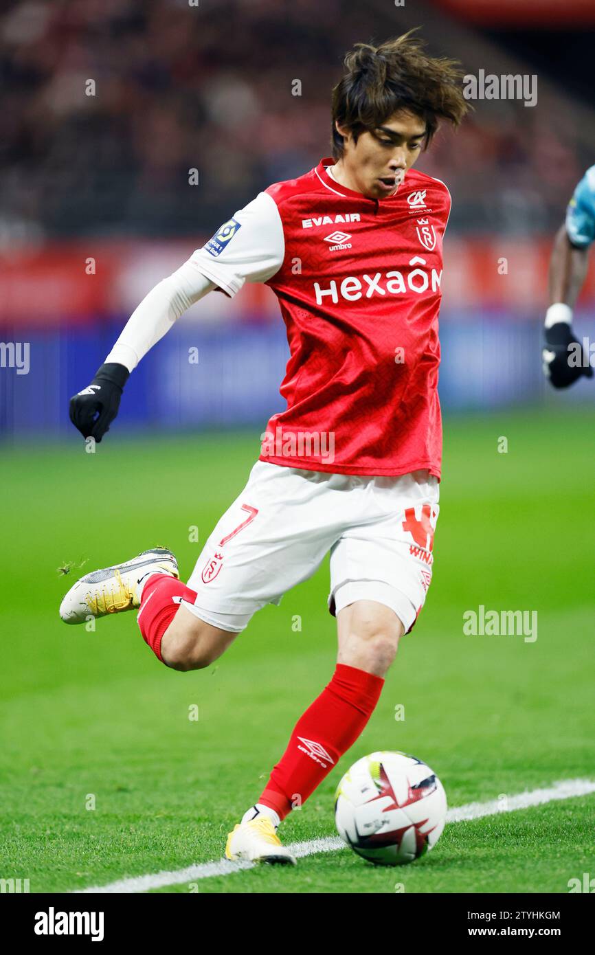 Junya Ito (Reims), DICEMBER 20, 2023 - Football/Soccer : French "Ligue ...