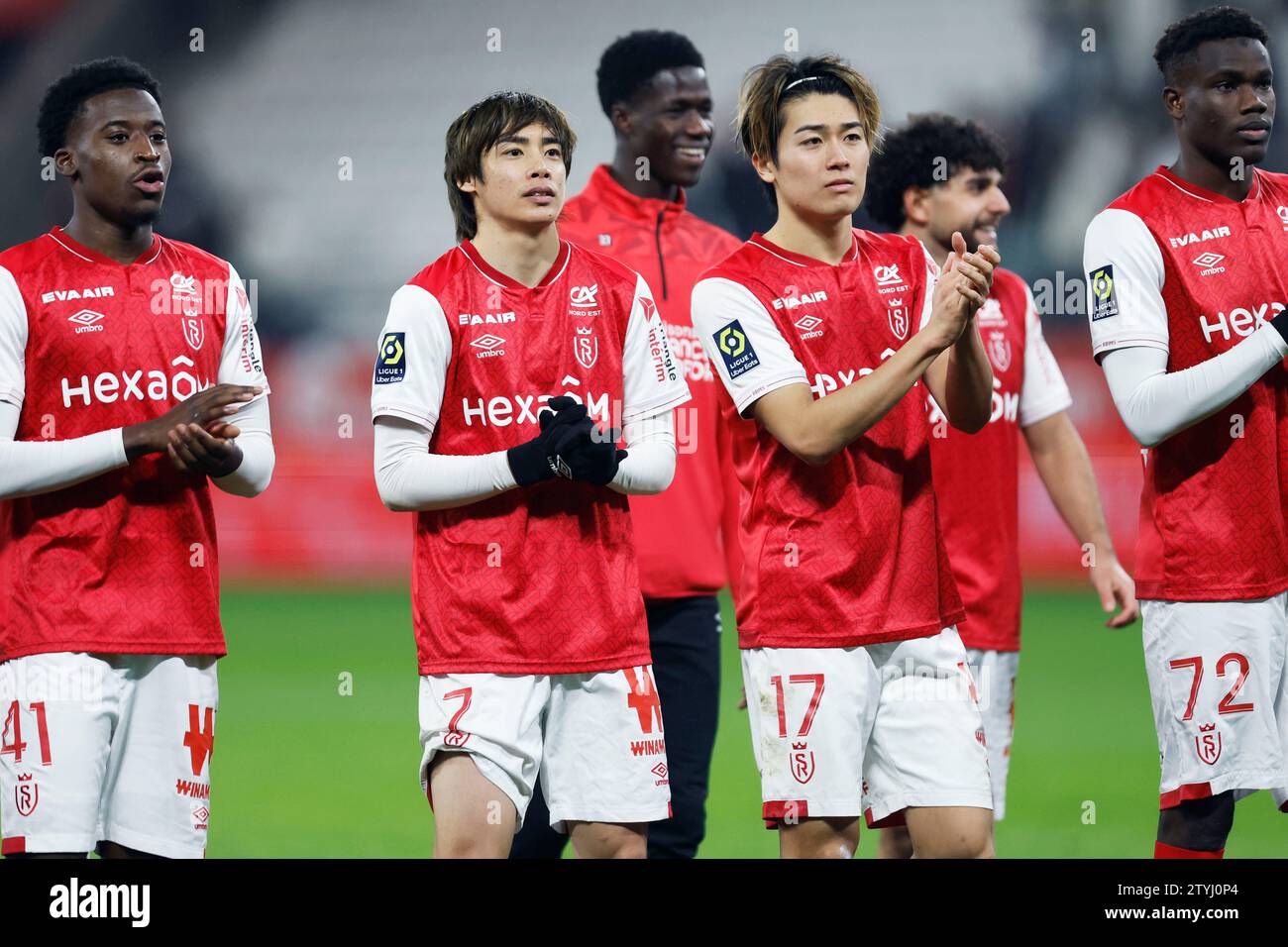Junya Ito, Keito Nakamura (Reims), DICEMBER 20, 2023 - Football/Soccer : French "Ligue 1" match ...