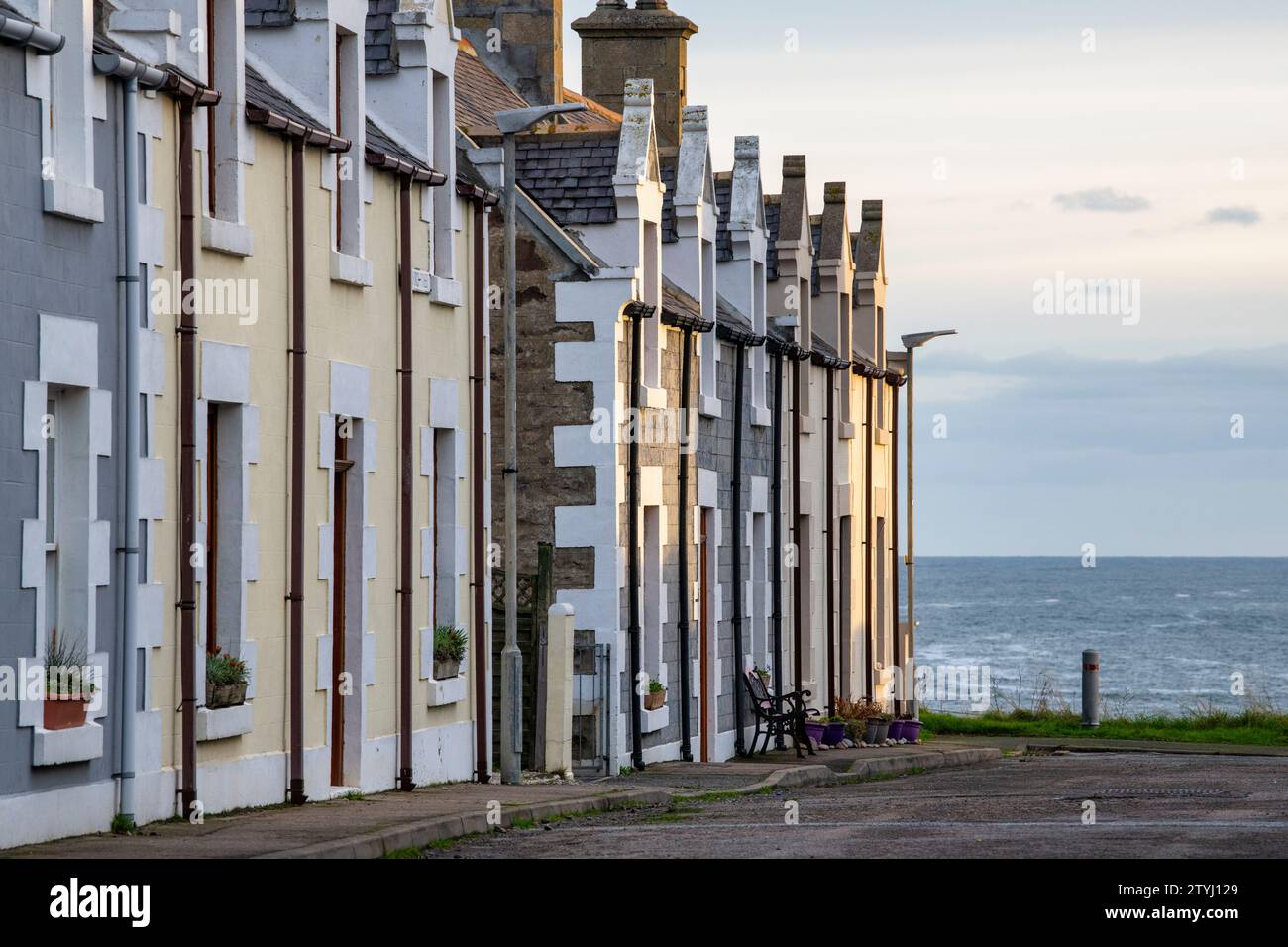 Colourful painted houses in seaside hi-res stock photography and images ...