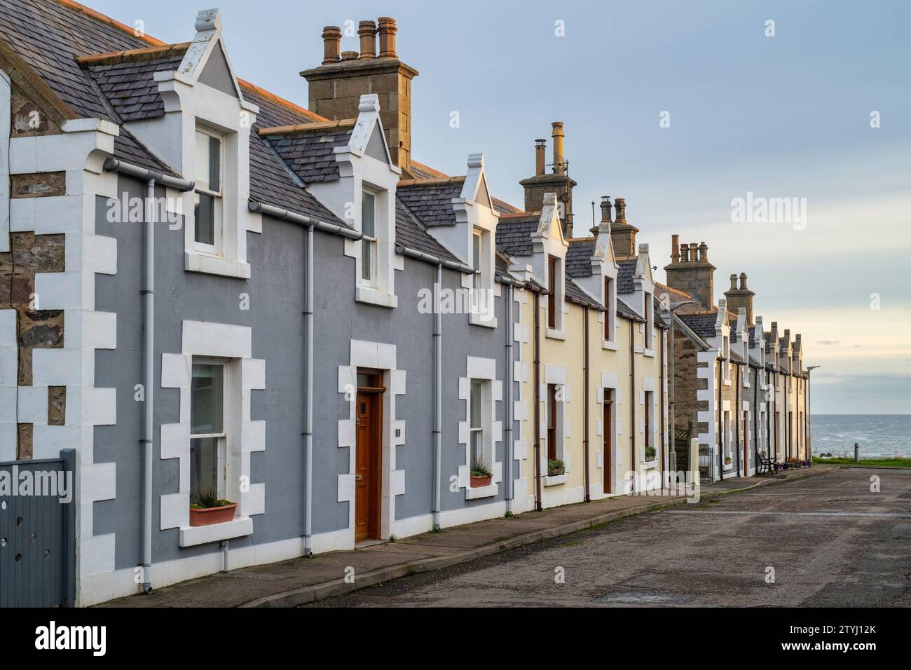 Colourful painted houses in seaside hi-res stock photography and images ...