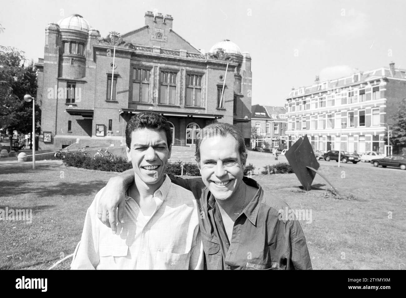 Portraits Brink and Sanders, for Haarlem Theater, Haarlem, Wilsonsplein, The Netherlands ...