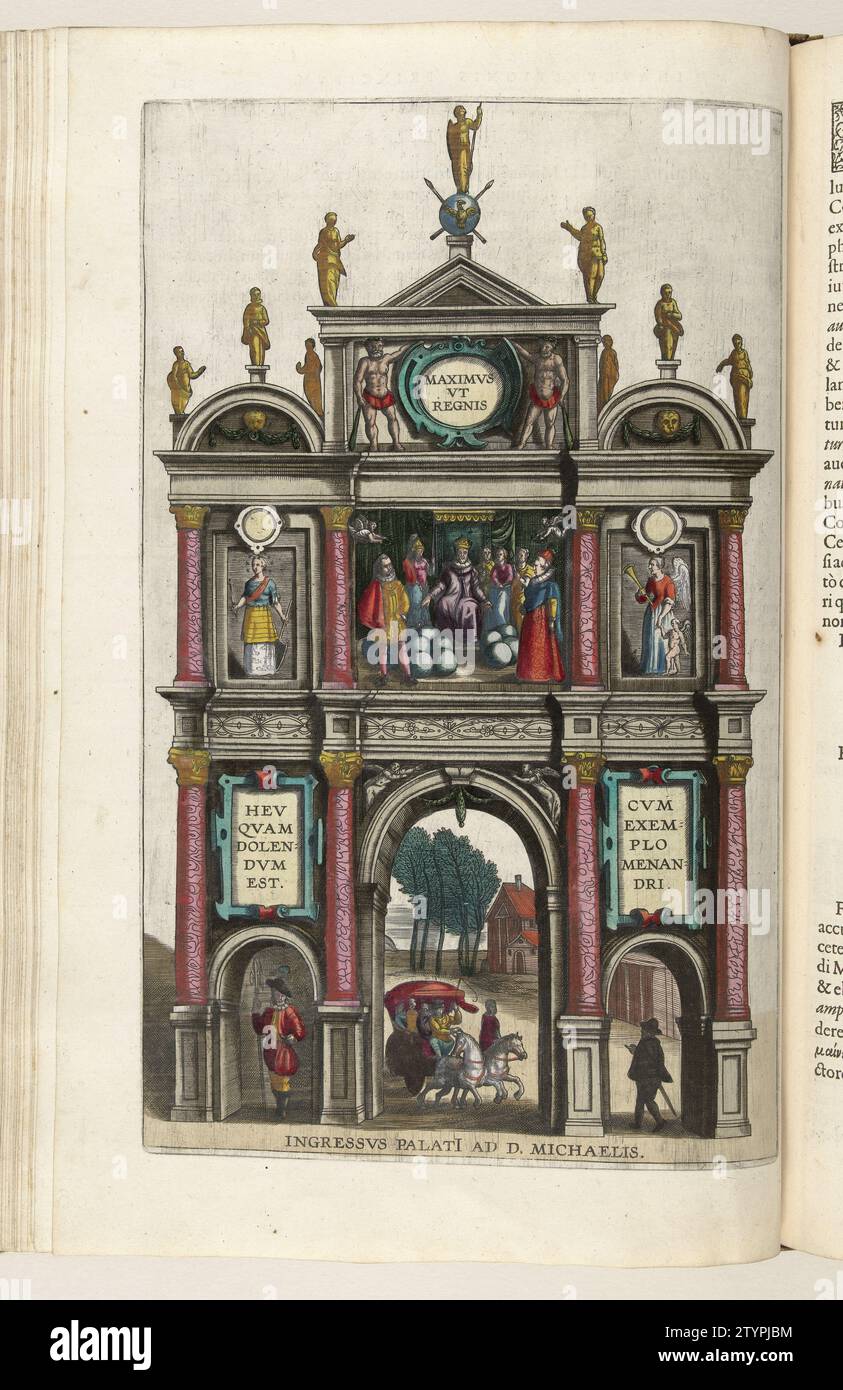 Triumph gate at the Sint-Michielskerk, 1599, 1599 Triumph gate at the ...