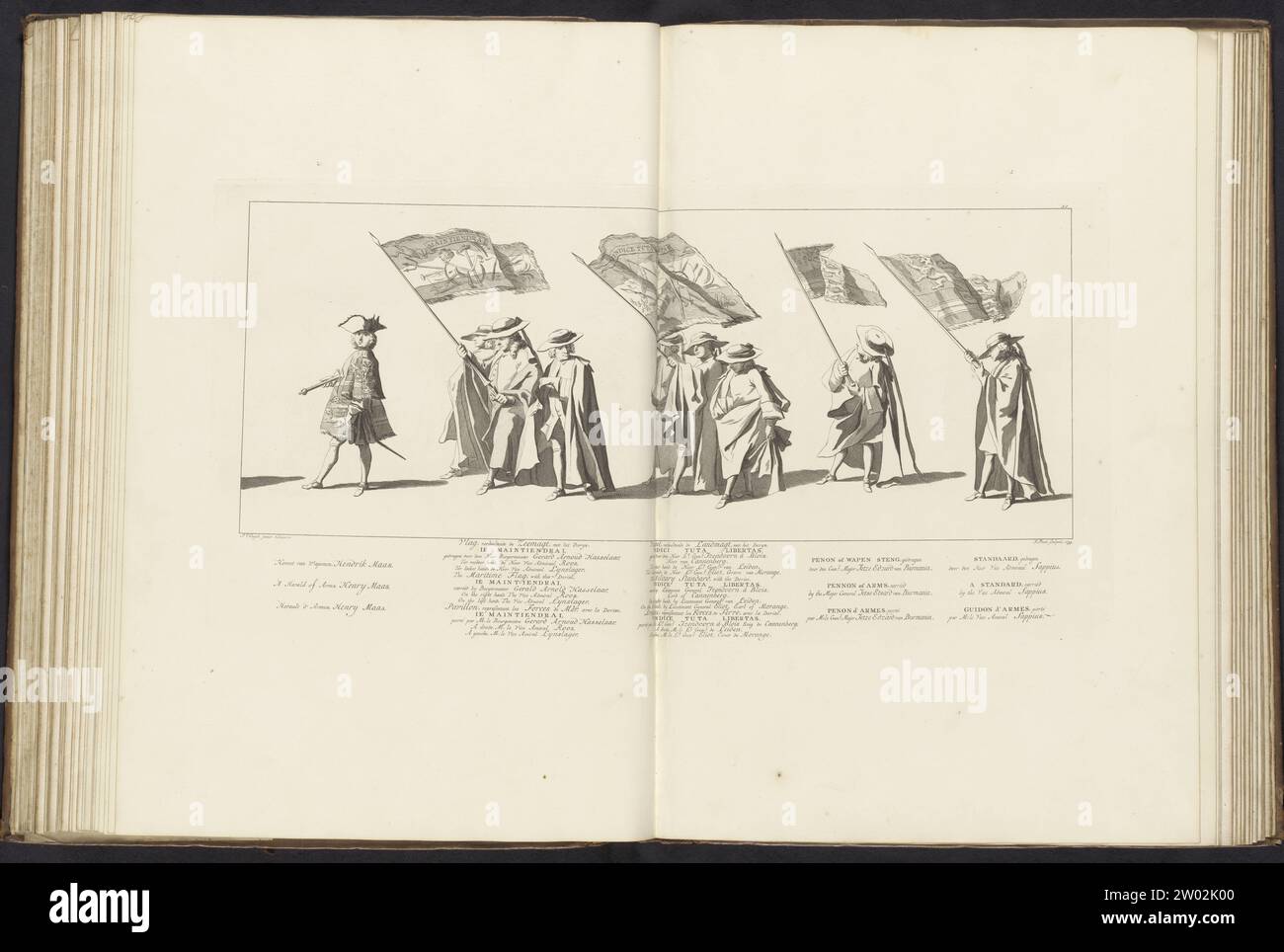 Corpse of Willem IV, 1752, plate 20, 1753 - 1755 Herraut followed by ...