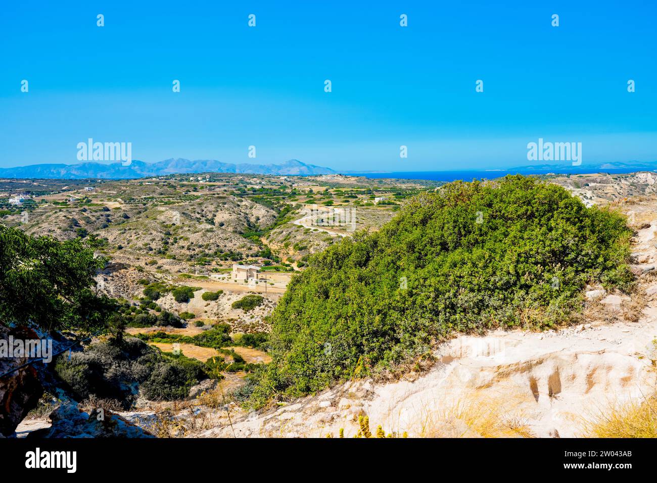 Landscape on the Greek island of Kos Stock Photo - Alamy