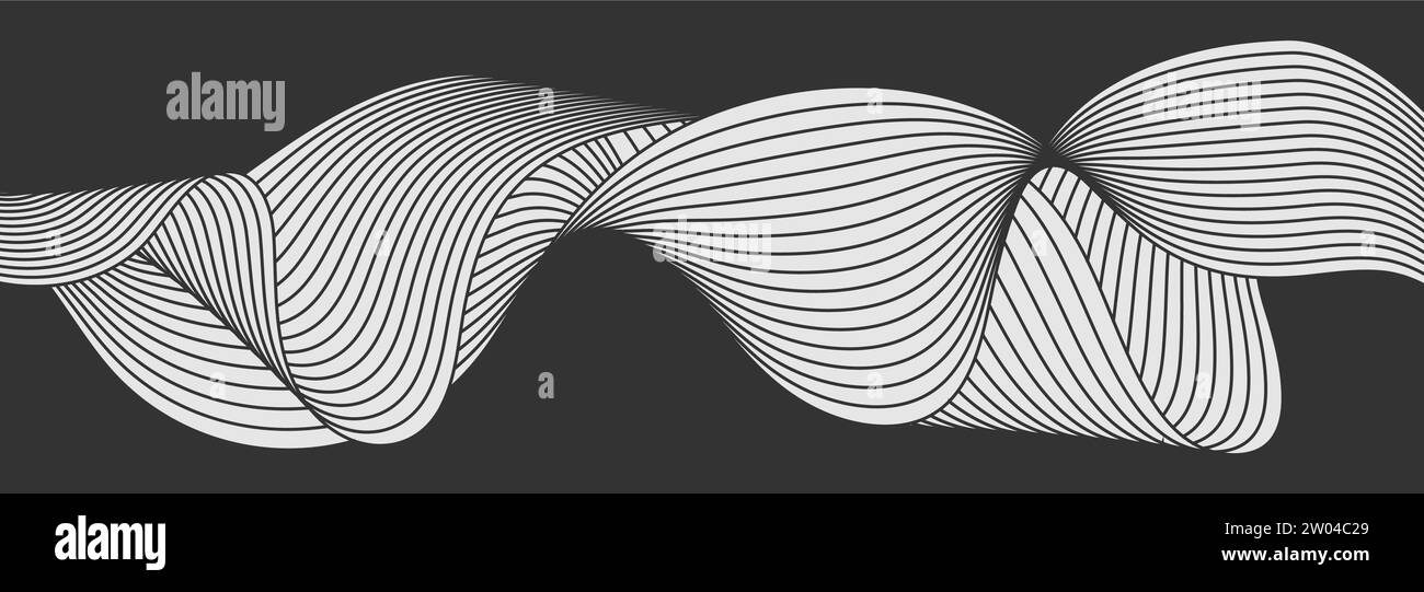An abstract wave. An element of the sound track design, frequency ...