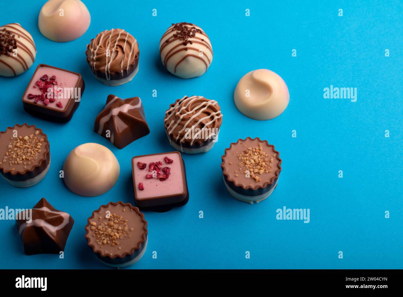 photo a delightful collection of chocolates—a sweet symphony of ...