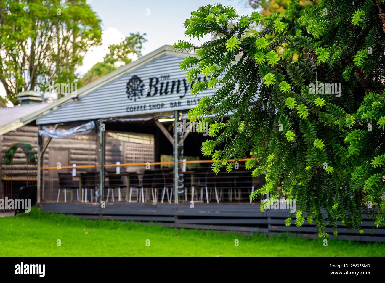 Bunya Mountains, QLD, Australia - Bunya tavern building behind the ...
