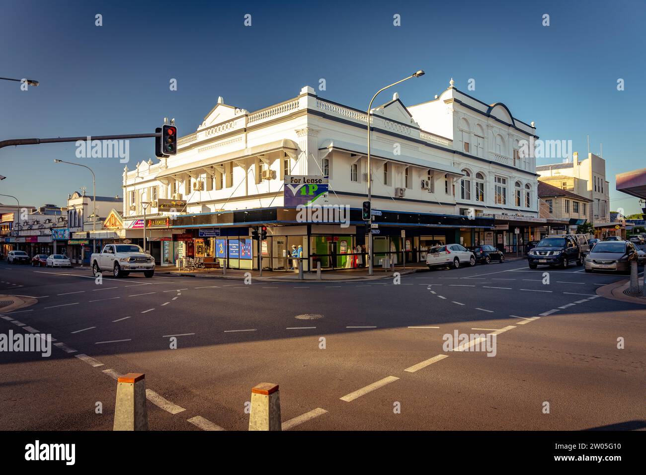 Maryborough, QLD, Australia - Historical buildings in town Stock Photo ...