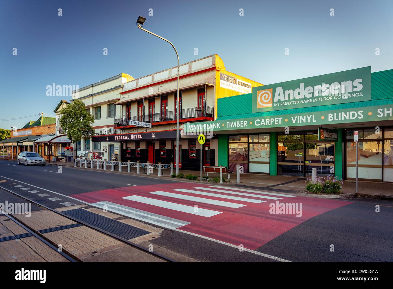 Maryborough, QLD, Australia - Historical buildings in town Stock Photo ...