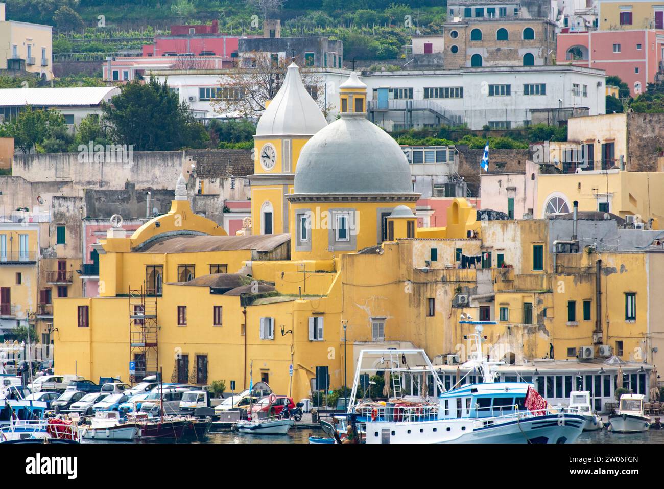 Church of Maria Pieta and Giovanni Battista - Procida - Italy Stock ...