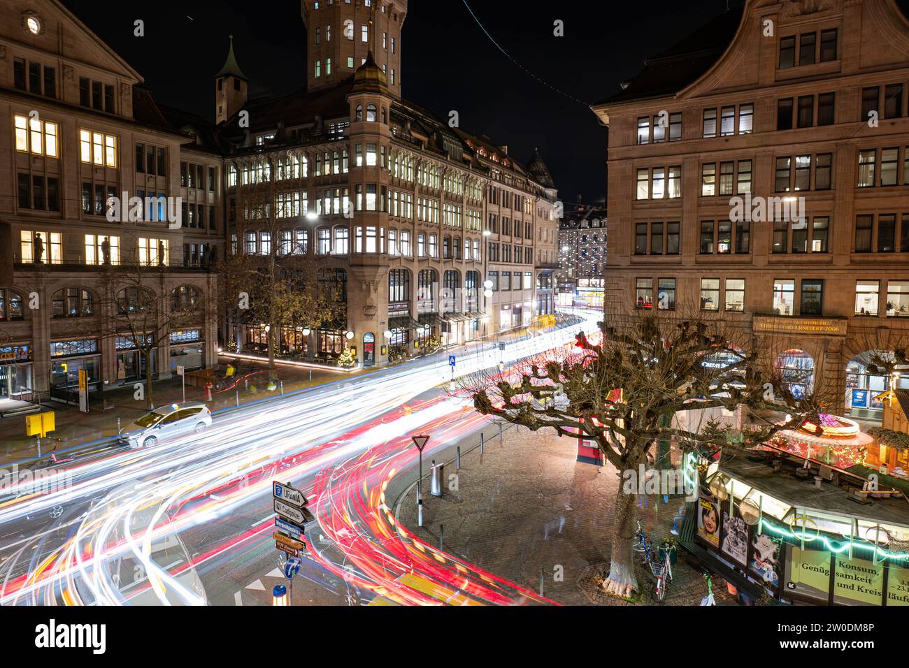 Car cars vehicle light streaks hi-res stock photography and images - Alamy