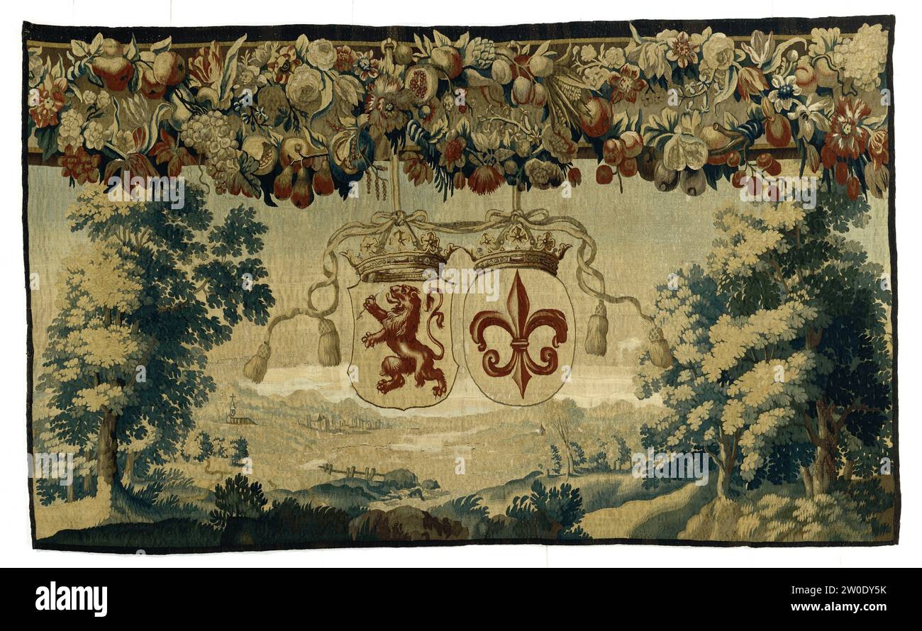 Landscape with the weapons of Ortt and Pergens (fragment?), Anonymous ...