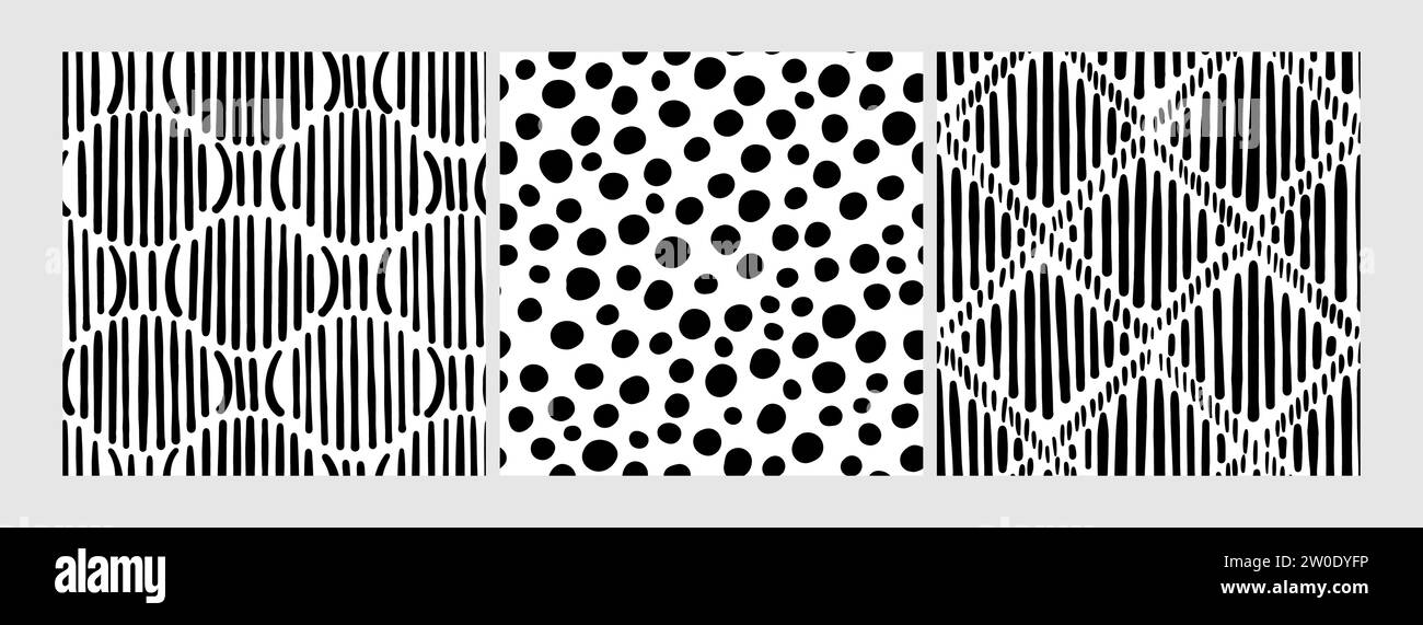 Small Dash Patterns Set Seamless Minimal Dash Pattern Small Elements Stock Vector Image And Art